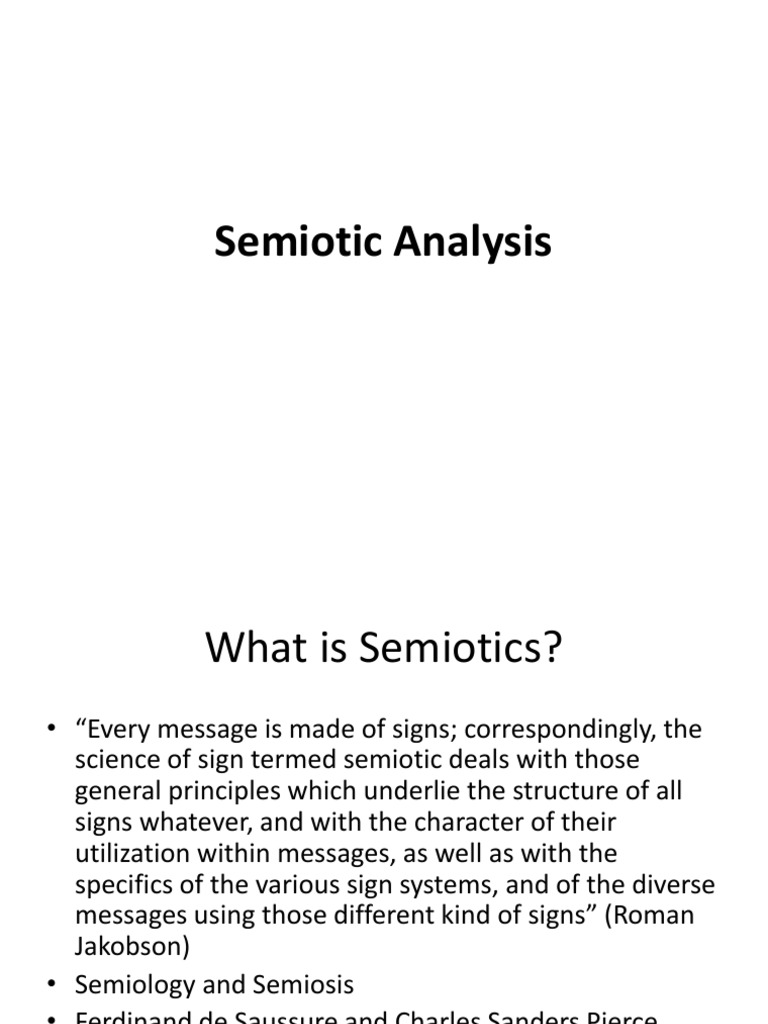 Understanding Semiotics and Sign Systems | PDF | Western Philosophy ...