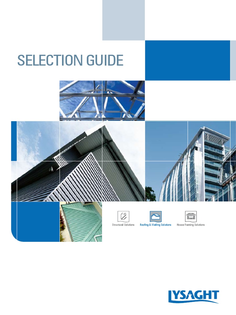Lysaght Selection Guide | PDF | Roof | Truss