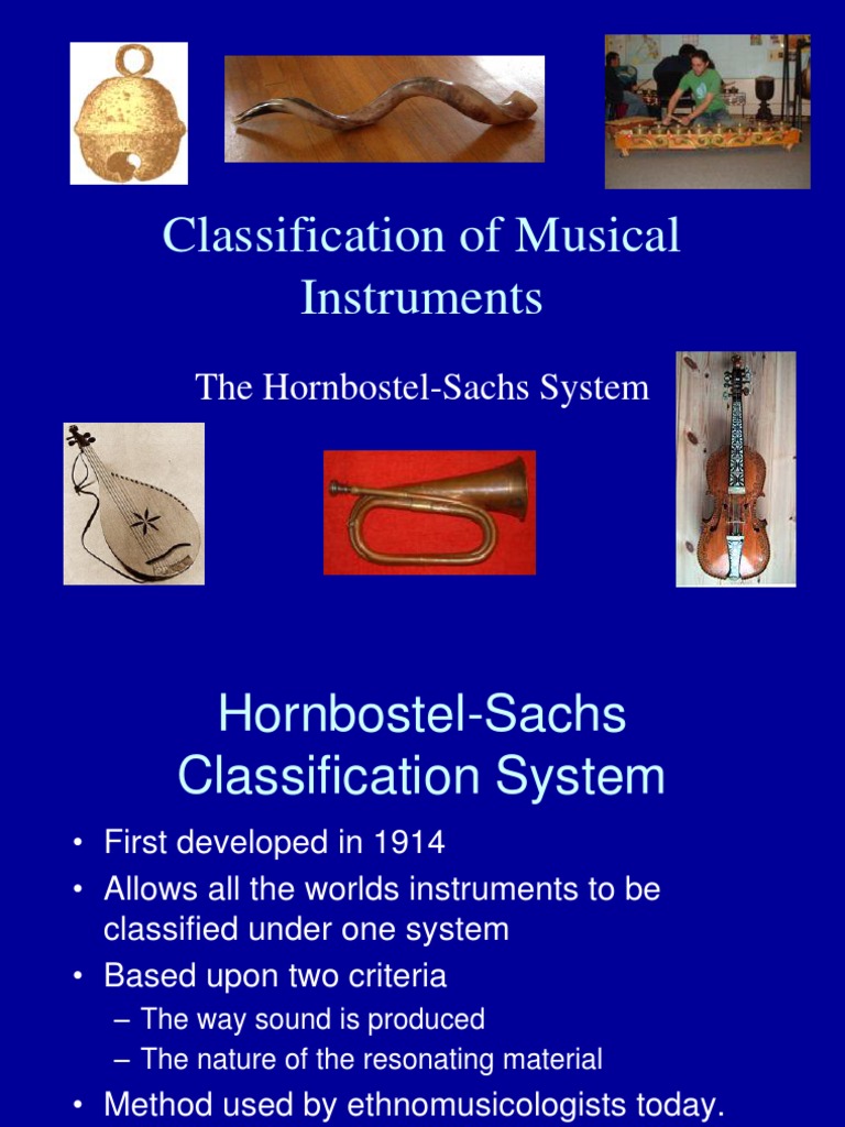 Honrbostel and Sachs System 2014 | PDF