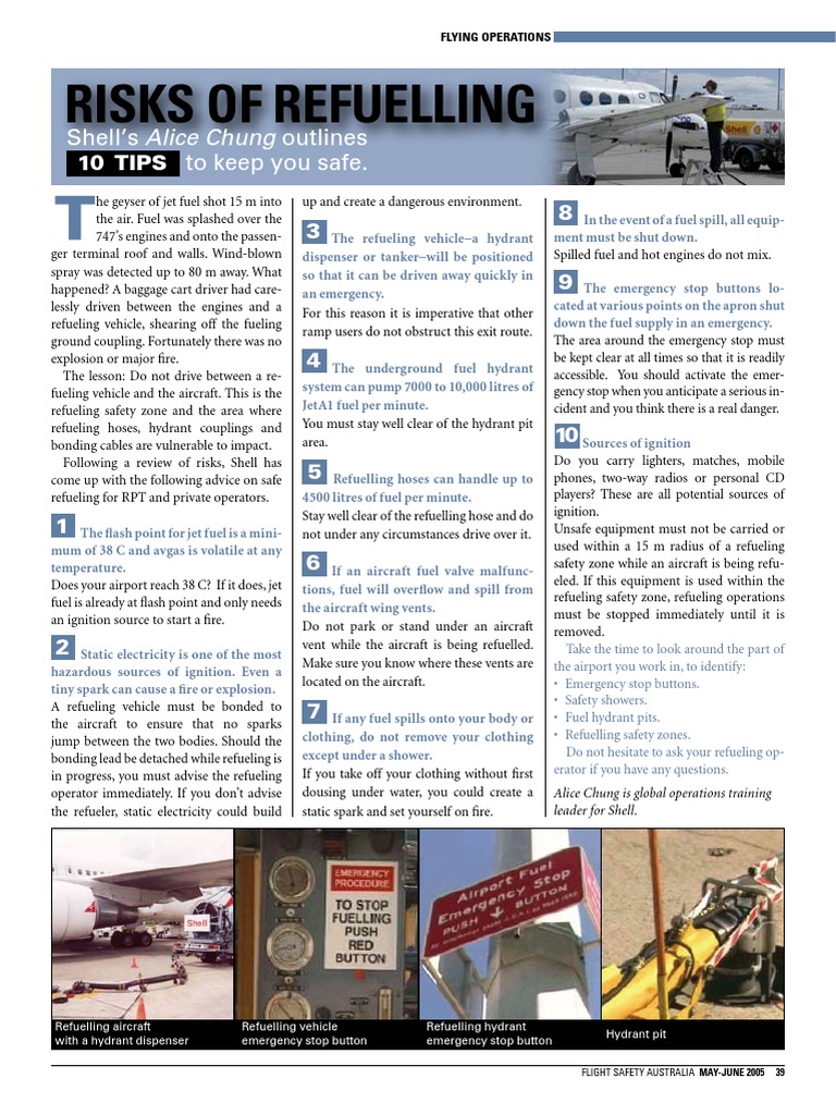 Risks of Refuelling | PDF | Aerial Refueling | Vehicles
