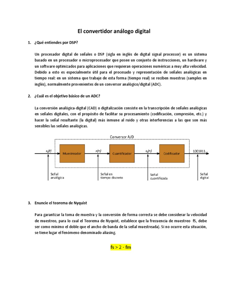 ADC y DAC | PDF | Poco | Conversor analógico a digital