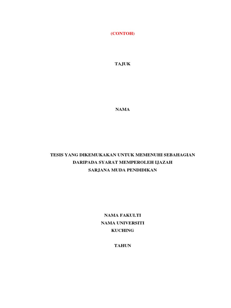 Format Proposal | PDF