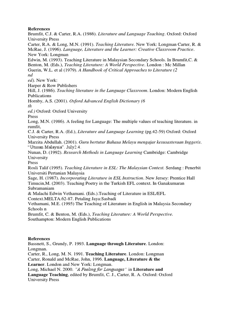 References: ND Ed) - New York | Download Free PDF | English As A Second ...