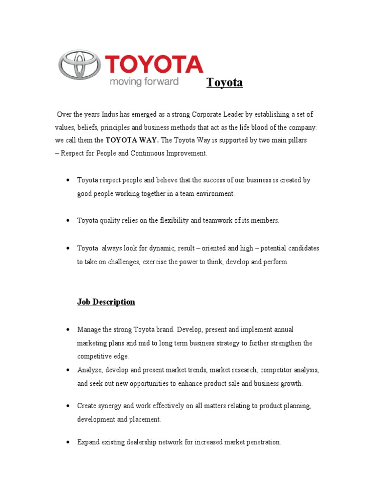 Toyota Final ! | PDF | Strategic Management | Market (Economics)