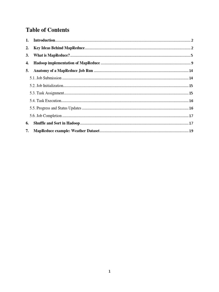Key Ideas Behind Mapreduce 3. What Is Mapreduce? 4. Hadoop ...