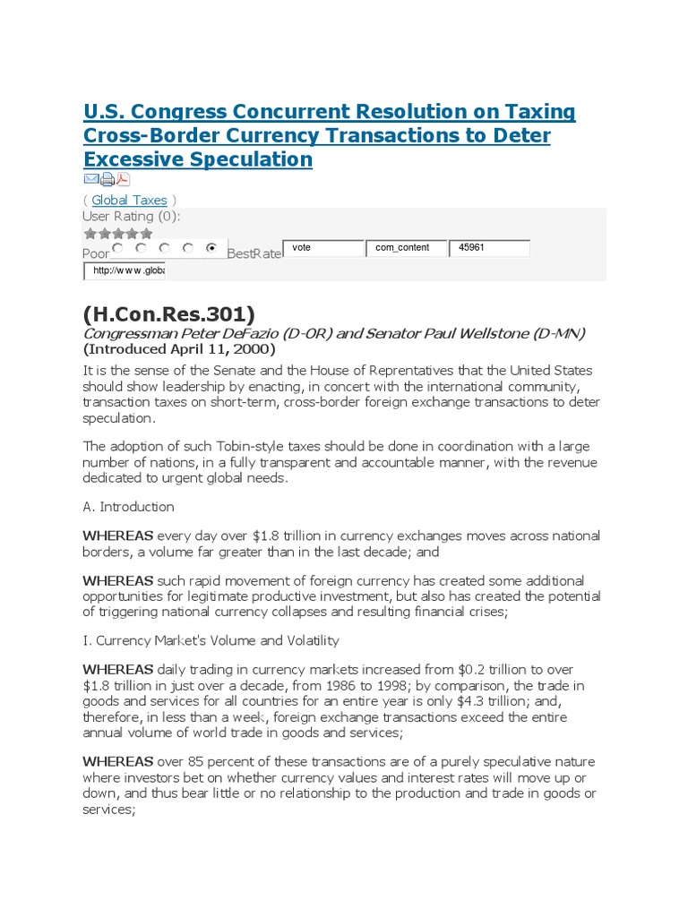 Cross Border Currency Transaction | PDF | Foreign Exchange Market ...