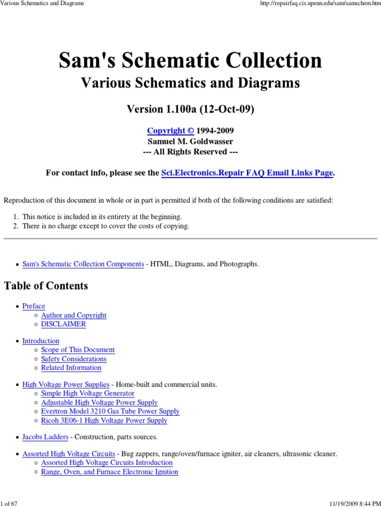Schematics and Diagram | PDF | Power Supply | Rectifier
