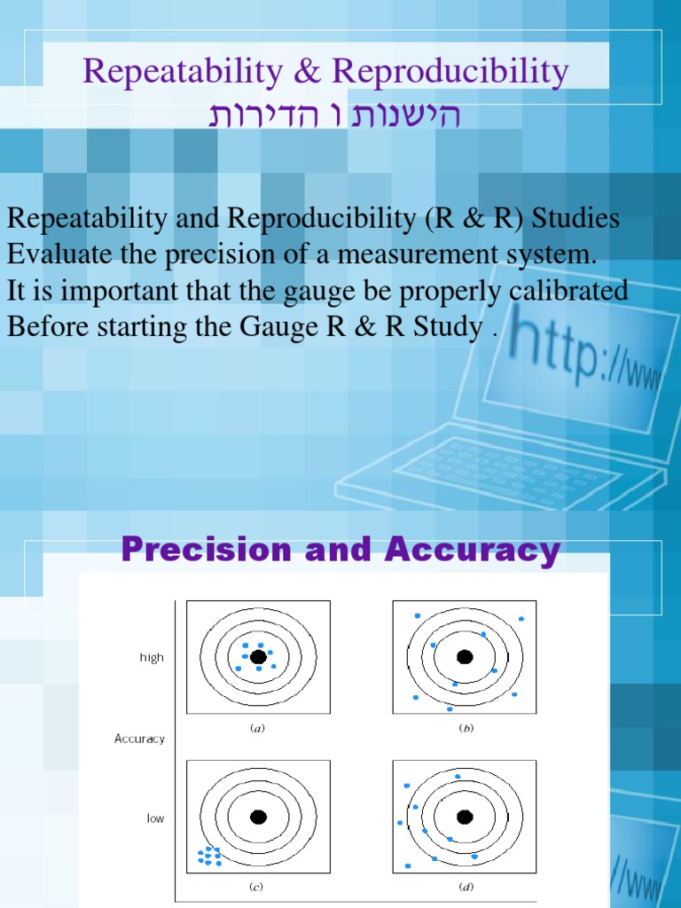 Understanding Repeatability and Reproducibility | PDF | Accuracy And ...