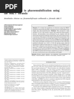 Barrett Universal II IOL Calculation | PDF