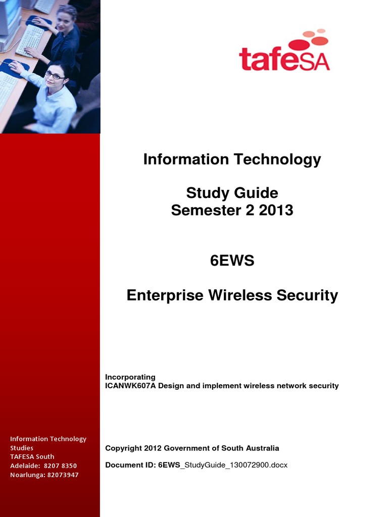 Information Technology Study Guide Semester 2 2013 | PDF | Wireless Lan ...
