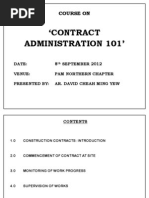 PAM Contract 2018 (With Quantities) | PDF | Employment | Architect