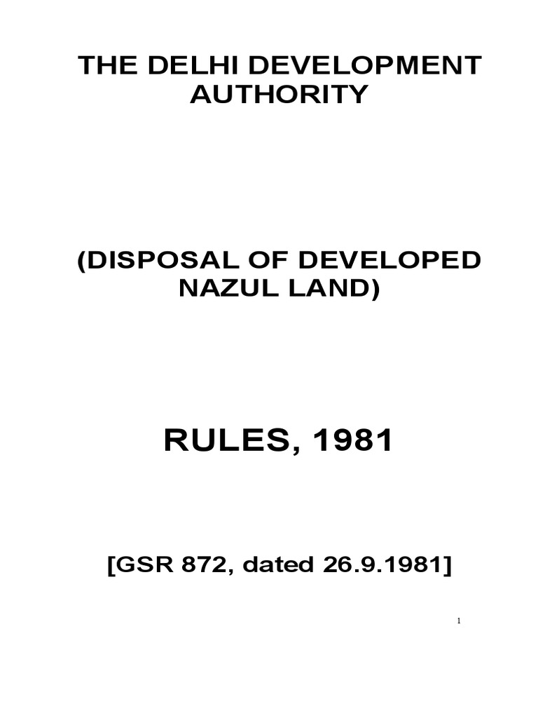 Nazul Land | PDF | Lease | Auction