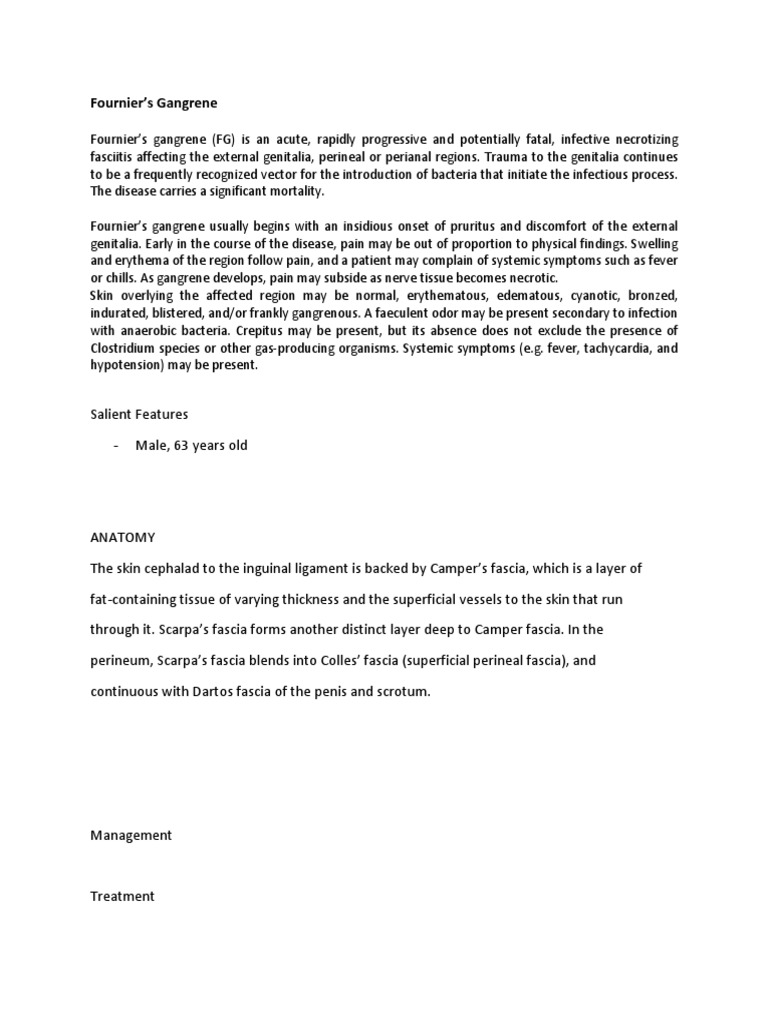 Fournier | PDF | Sepsis | Necrosis