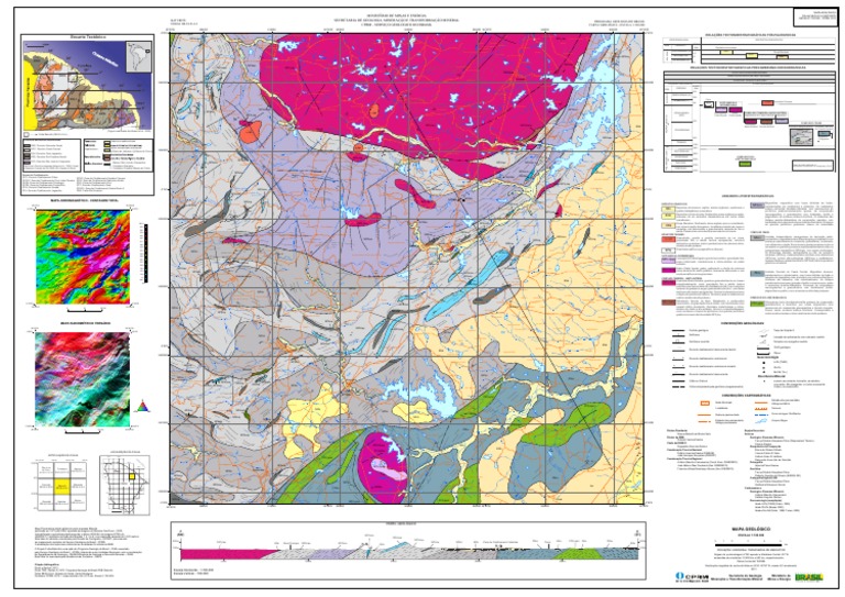 Folha geológica Baturité - CE