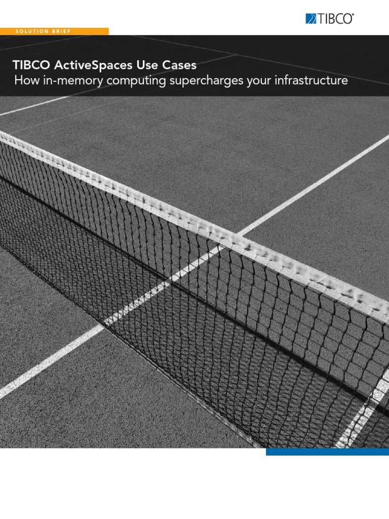 Solution Brief Tibco Activespaces Use Cases Tcm8 18978 | PDF | Replication (Computing) | Databases