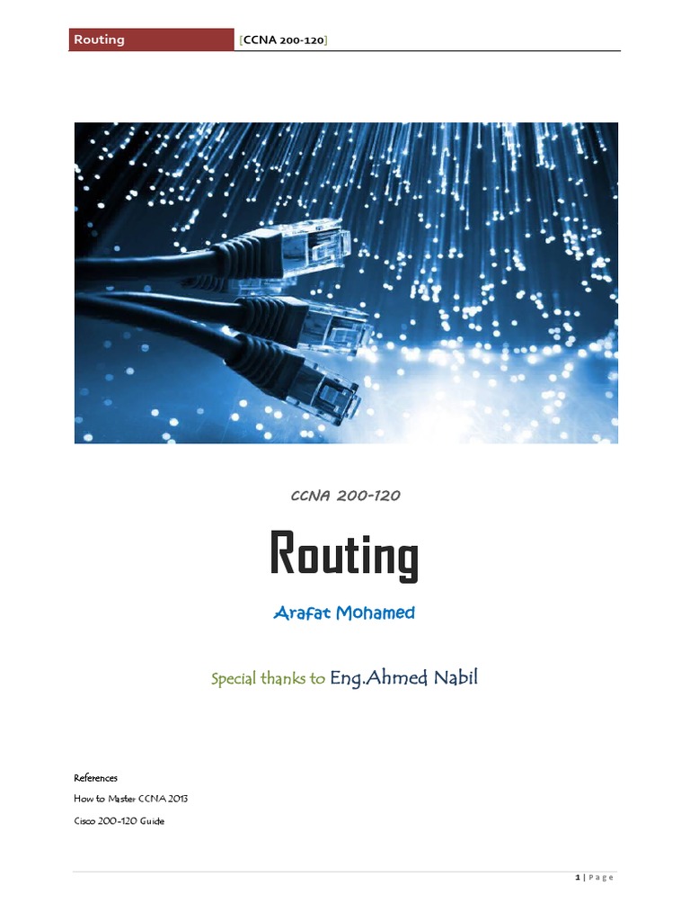 Routing: Eng - Ahmed Nabil | PDF | Routing | Router (Computing)