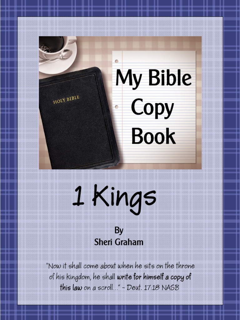 My Bible Copy Book: 1 Kings | Download Free PDF | Chapters And Verses ...