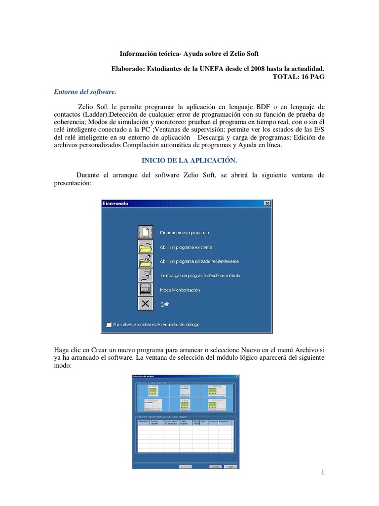 Manual - Zelio Soft | Descargar gratis PDF | Programa de computadora | Programación