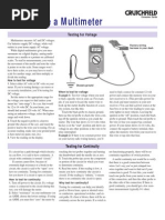 Instructions For Using The Digitech QM 1529 Digital Multimeter | PDF ...