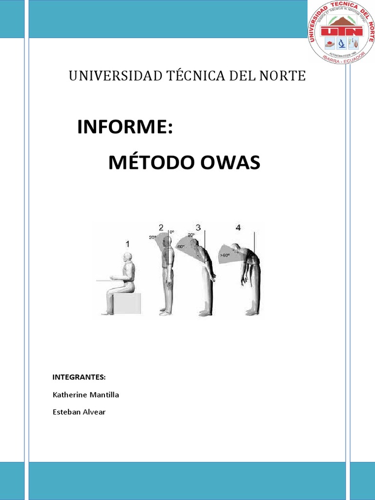Informe Método OWAS | PDF | Factores humanos y ergonomía | Science