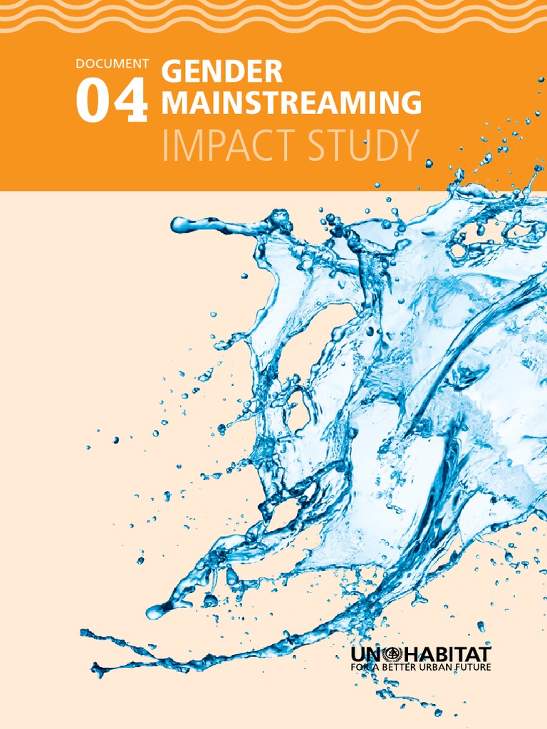 Gender Mainstreaming Impact Study | PDF | Wash | Millennium Development Goals