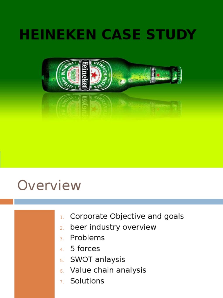 Heineken Case Study | Beer | Brewery