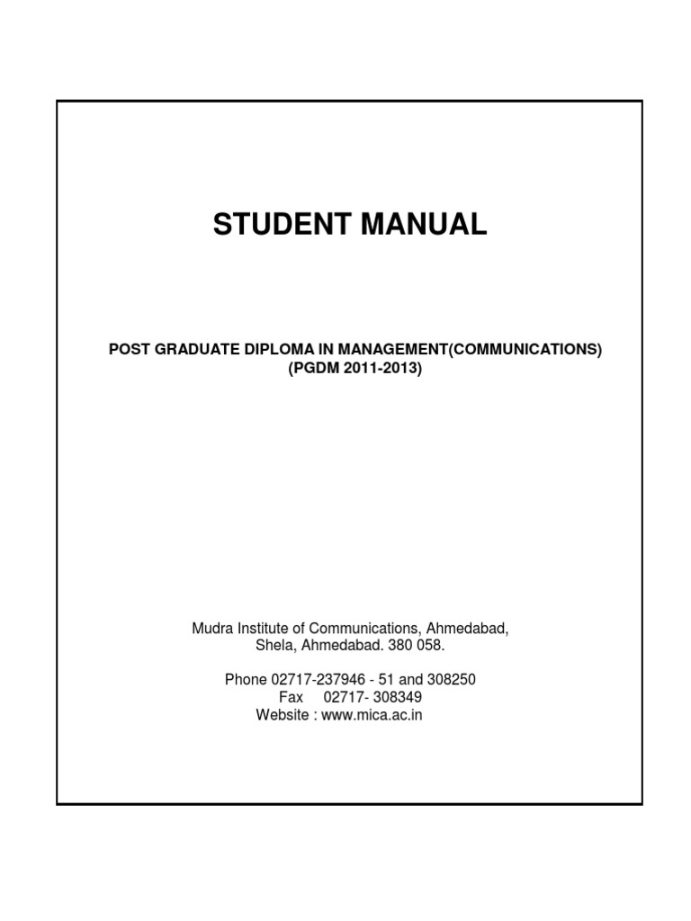 Student Manual | PDF | Thesis | Plagiarism