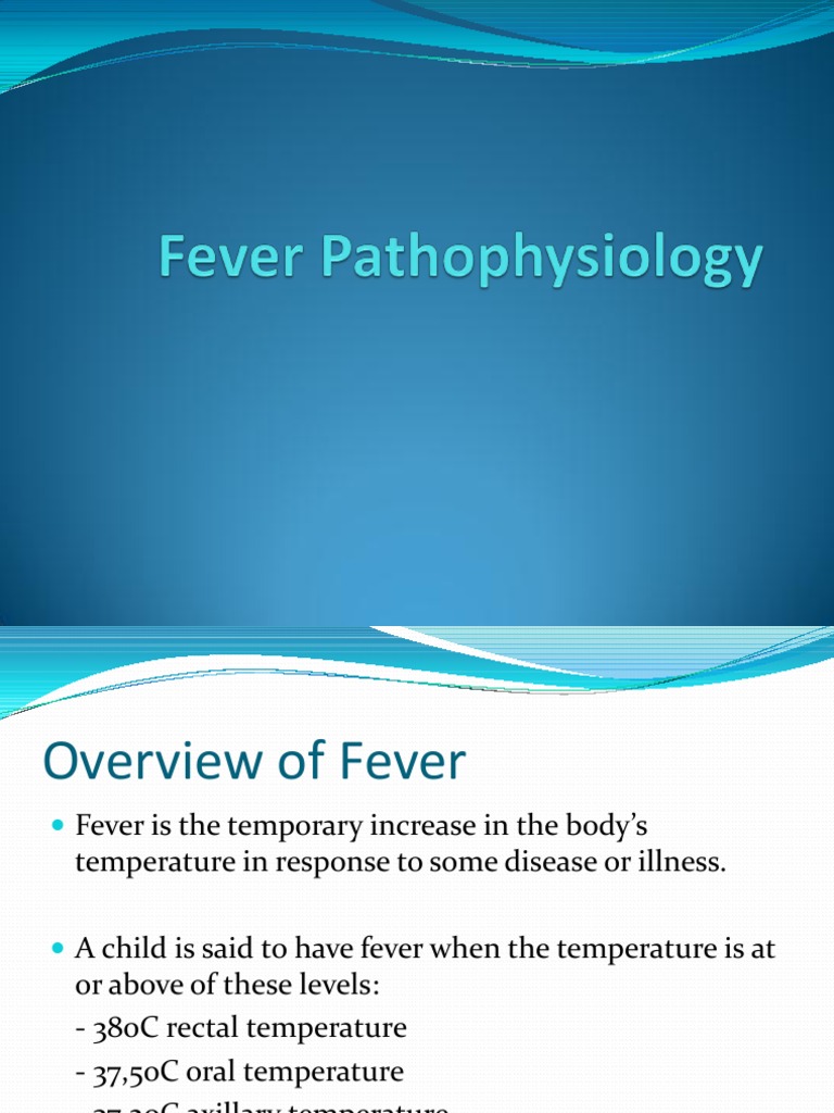 Fever Pathophysiology | Download Free PDF | Fever | Hypothalamus