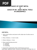 NX Sheet Metal | PDF | Sheet Metal | Industrial Processes