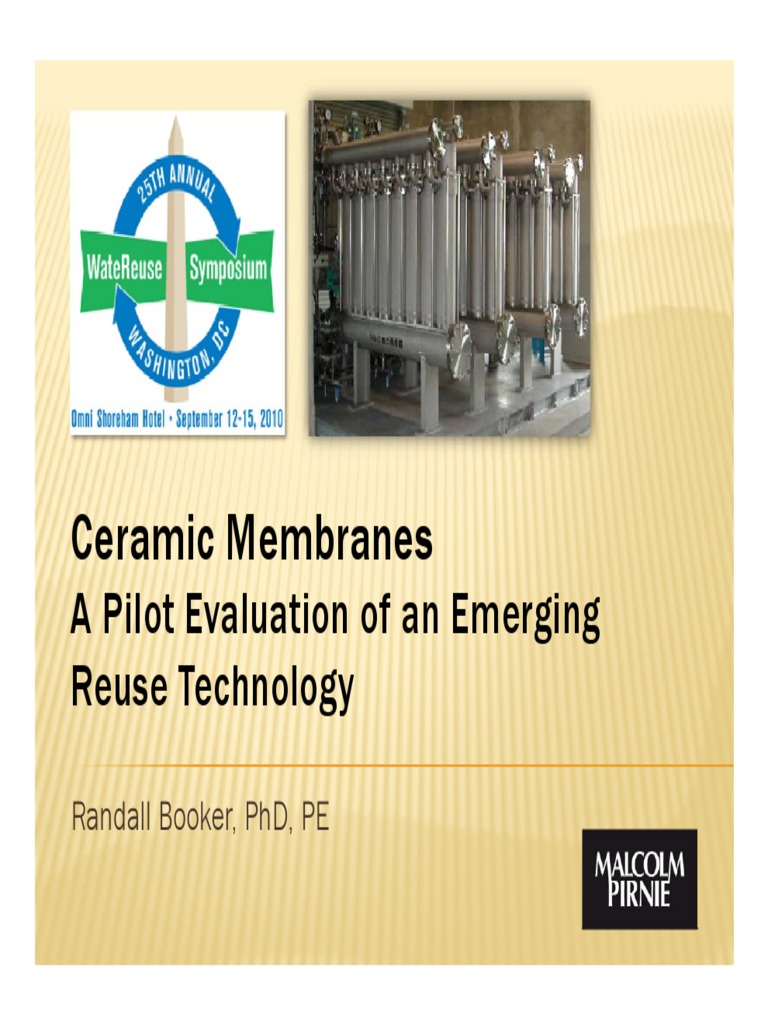 Ceramic Membrane Market | PDF | Membrane | Chemical Engineering