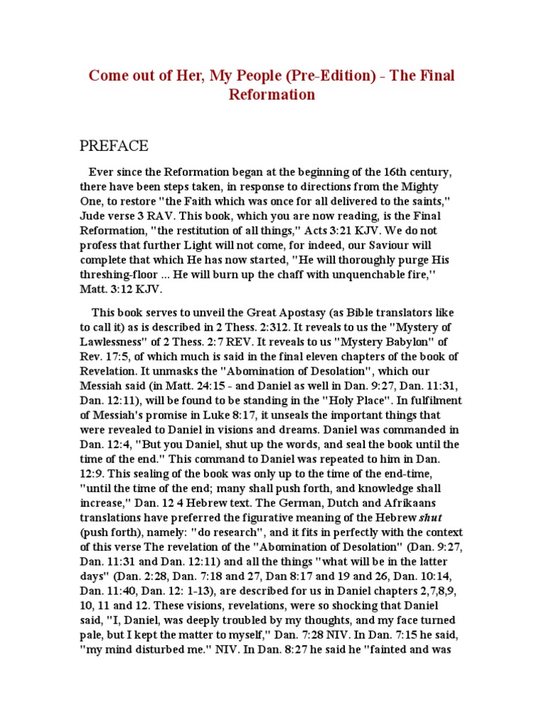 The Final Reformation | PDF | Solar Deity | Gnosticism