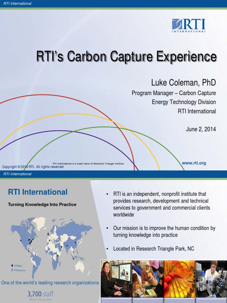 RTI's Carbon Capture Experience | PDF | Carbon Capture And Storage ...