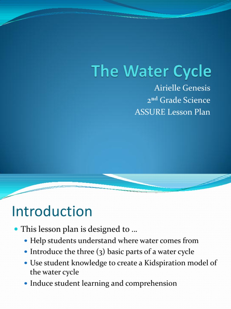 Water Cycle Lesson for 2nd Graders | PDF | English As A Second Or ...