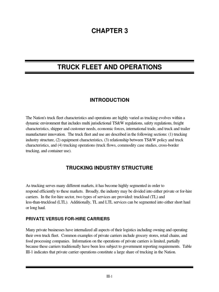 Trucking Industry | PDF | Cargo | Truck