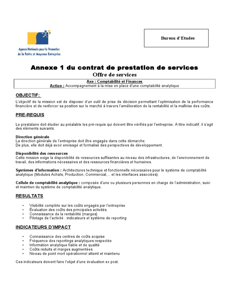 Accompagnement en comptabilité analytique | PDF | Comptabilité ...