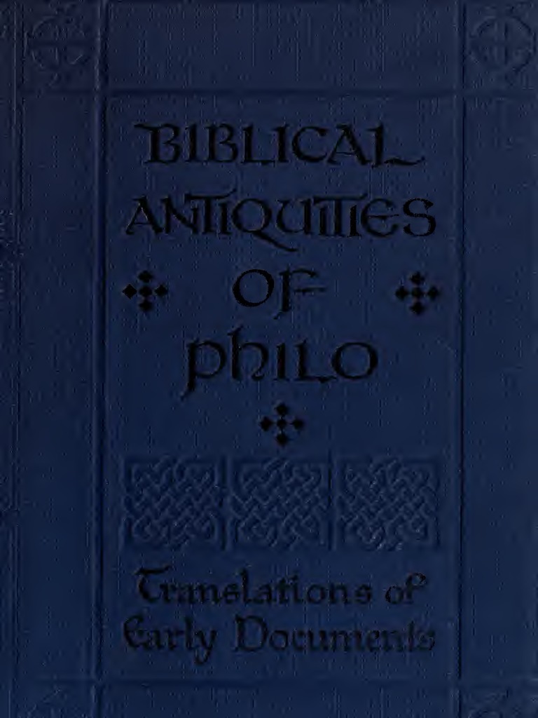 James. The Biblical Antiquities of (Pseudo-) Philo (S.P.C.K. Edition ...