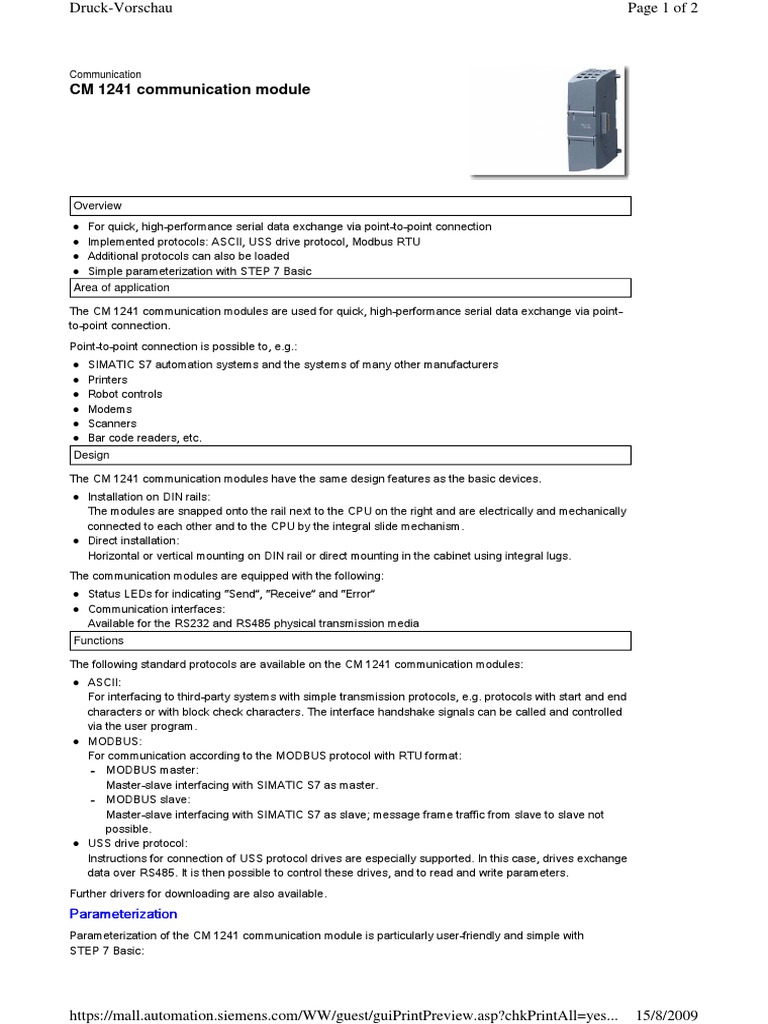 CM1241 | Communications Protocols | Interface (Computing)