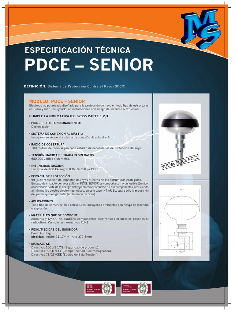 Ficha Tecnica PDCE | PDF | Electromagnetismo | Electricidad