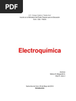 Trabajo 1 Lapso 3. Química. Importancia de La Electroquímica y Sus ...