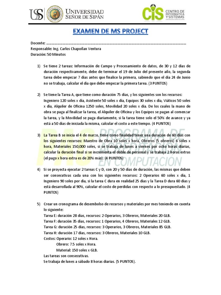 Examen Project | PDF