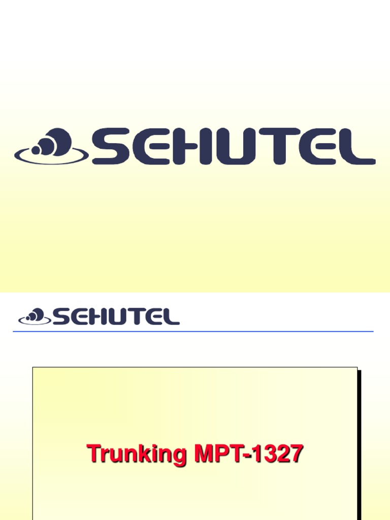 Guía del Sistema Trunking MPT-1327 | PDF | Protocolos de comunicaciones ...