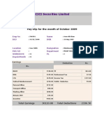Reliance Industries Ltd. - Head Office PAYSLIP | PDF | Taxation | Expense