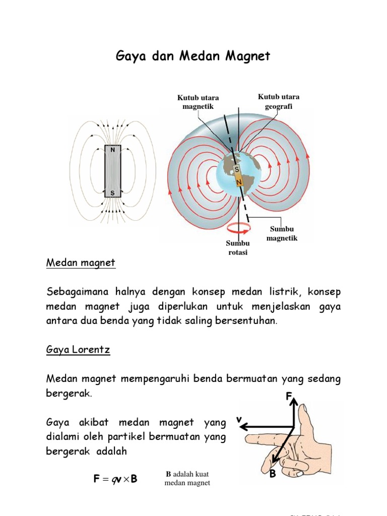 Medan Magnet dan Gaya Lorentz | PDF
