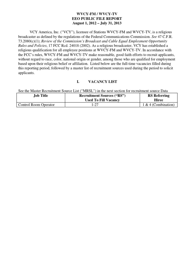 VCY America and Brian Sikma's Church | PDF | Federal Communications ...