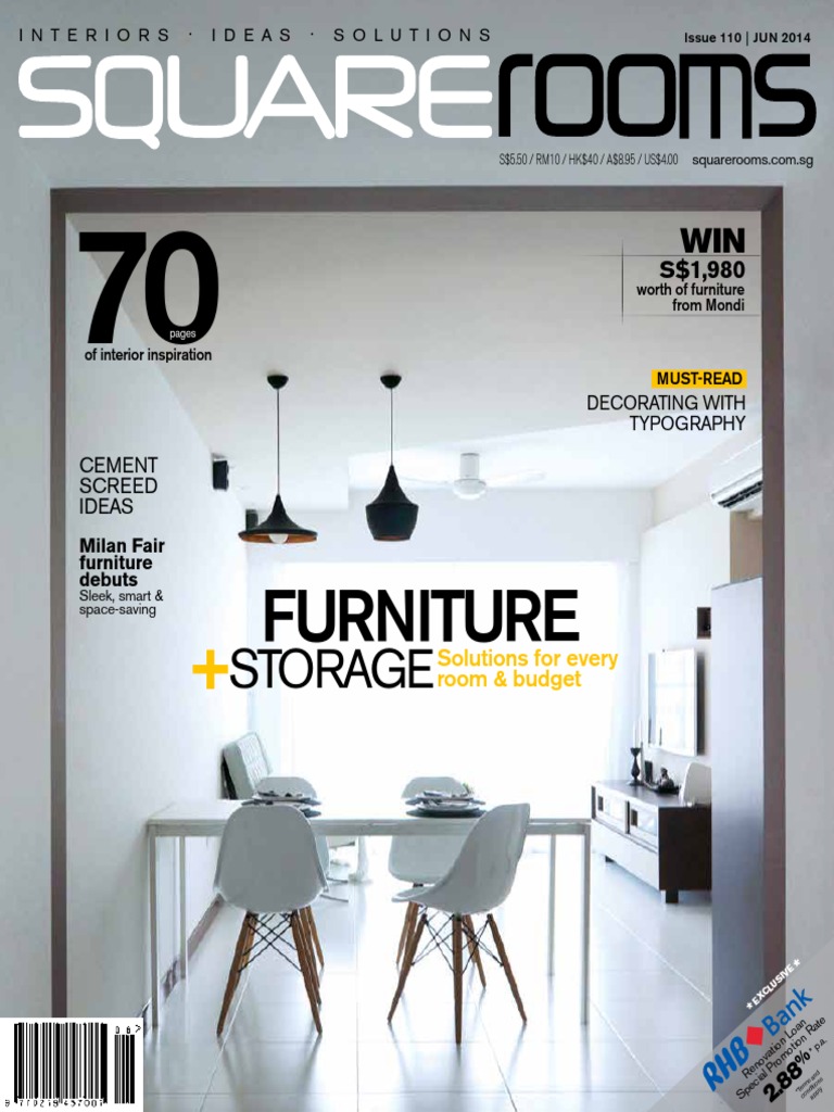 Square Rooms 201406 | Download Free PDF | Countertop | Upholstery