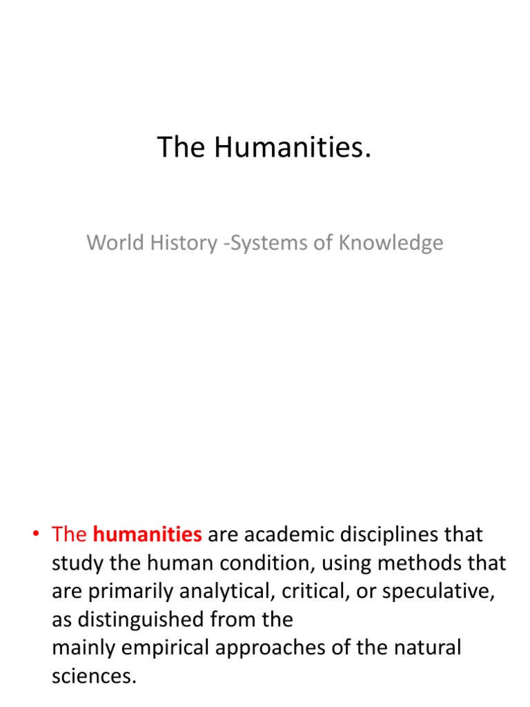 01introduction To Humanities | PDF