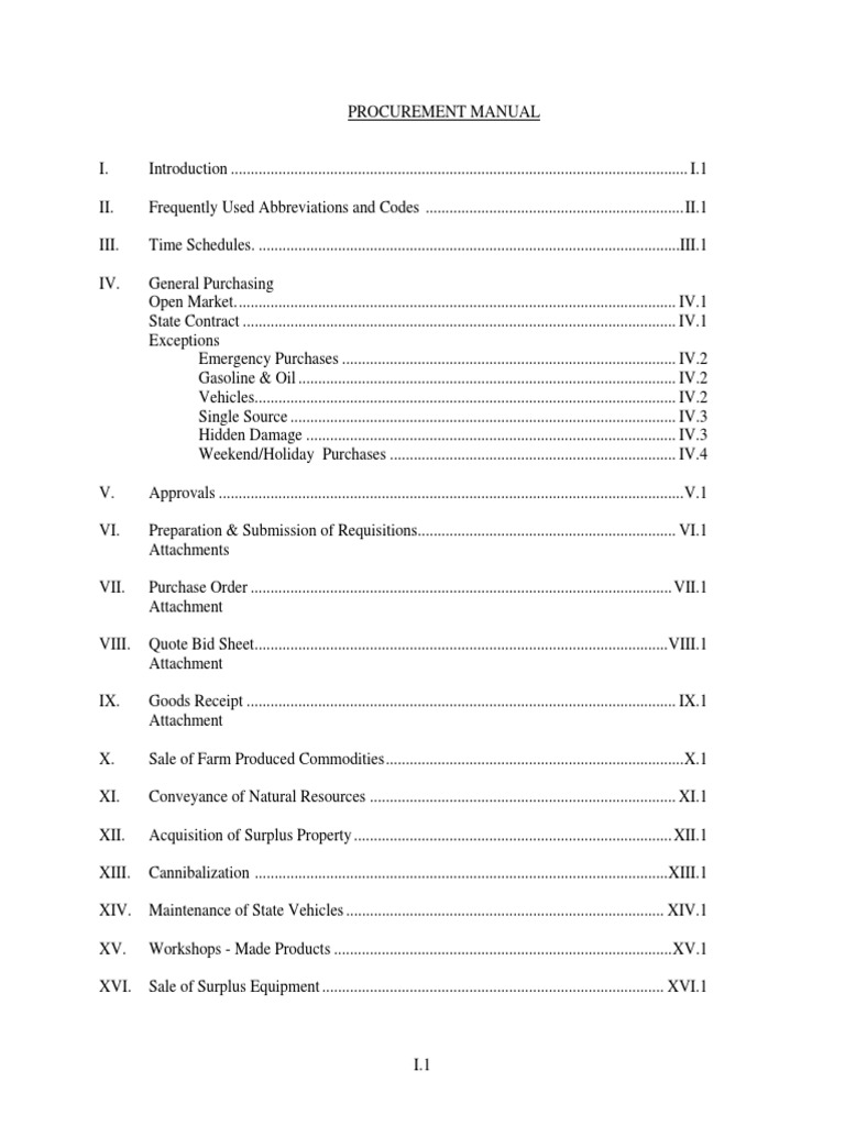 Procurement Procedures Sample | PDF | Procurement | Industries