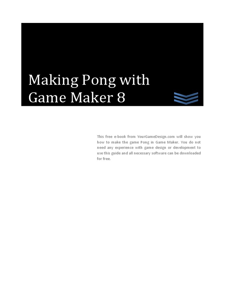 Pong Tutorial - Game Maker 8 | PDF | Icon (Computing) | Computer Keyboard