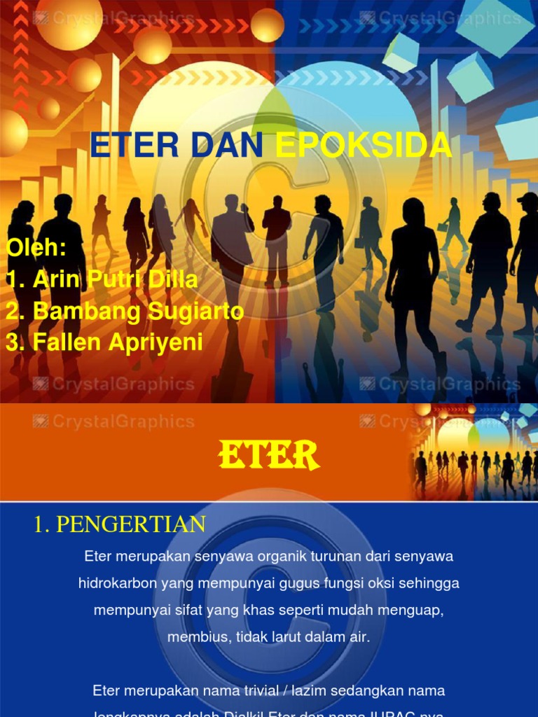Eter Dan Epoksida | PDF