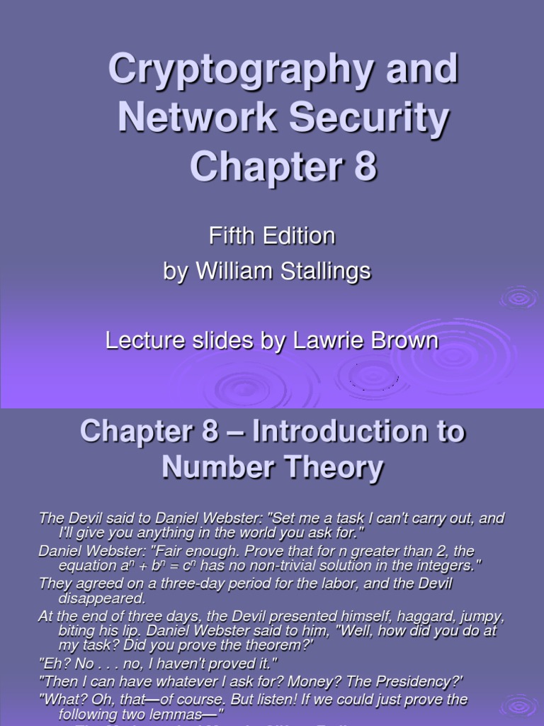 Cryptography and Network Security: Fifth Edition by William Stallings | PDF